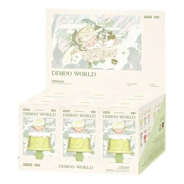 POP MART Dimoo The Missing Day Series Scented Candle Blind Box - Multi-color