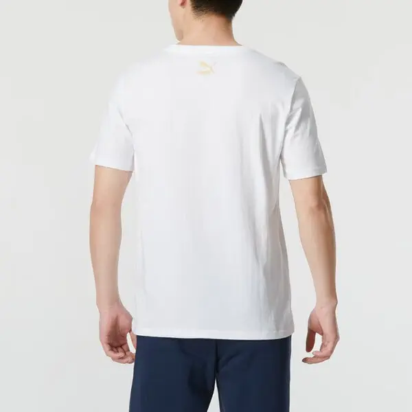 PUMA Logo T - White