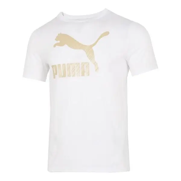PUMA Logo T - White