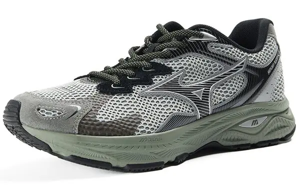 Mizuno Racer S Athletic Sneakers - Grey/green