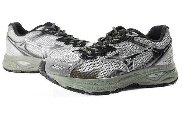 Mizuno Racer S Athletic Sneakers - Grey/green