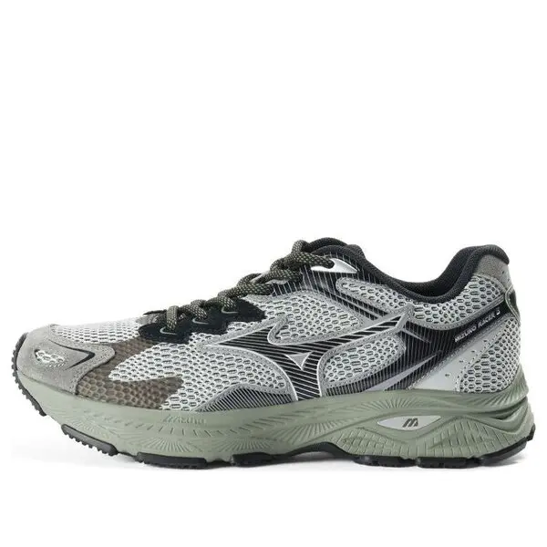 Mizuno Racer S Athletic Sneakers - Grey/green