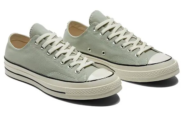 CONVERSE Chuck 70 Low Top Sneakers - Gray/green