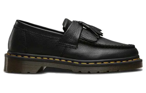 Dr. Martens Adrian Virginia Leather Tassel Loafers - Black