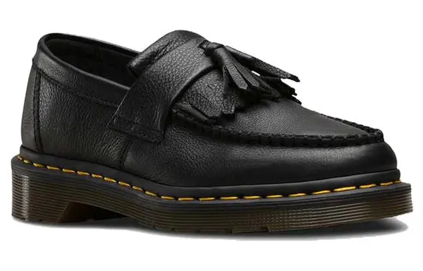 Dr. Martens Adrian Virginia Leather Tassel Loafers - Black