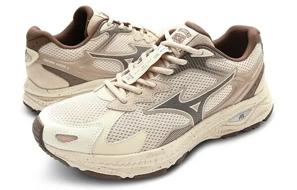 Mizuno X Yongpu Coffee Racer S "city Latte" Sneakers