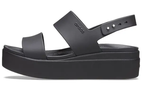 CROCS Brooklyn Platform Sandals - Black