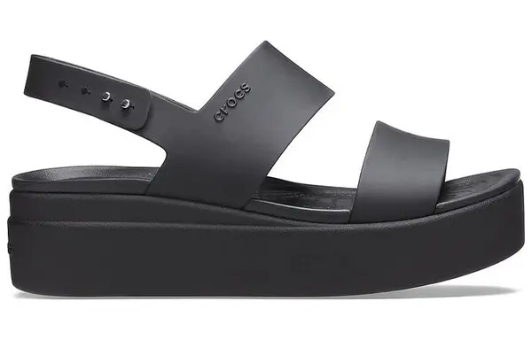 CROCS Brooklyn Platform Sandals - Black