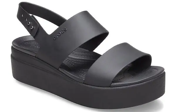 CROCS Brooklyn Platform Sandals - Black