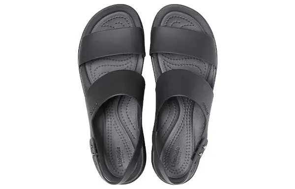 CROCS Brooklyn Platform Sandals - Black