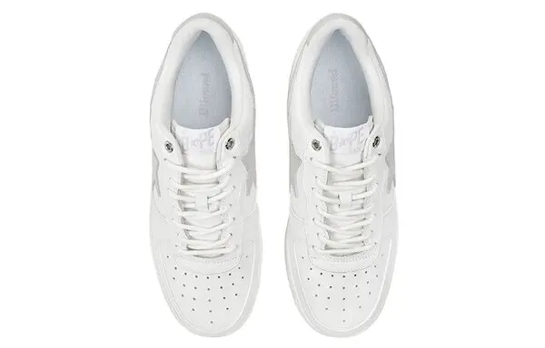 A BATHING APE X Jjjjound Sta Low Top Sneakers - White/grey