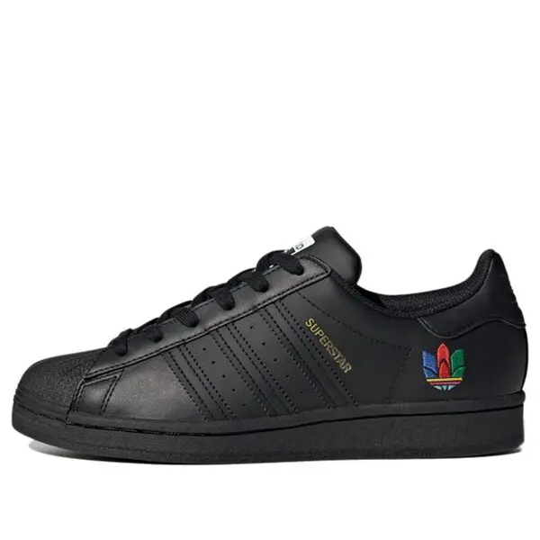 Adidas Originals Superstar Sneakers - Black/red/blue