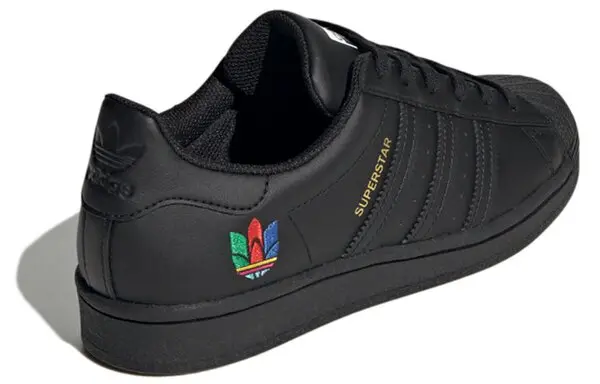 Adidas Originals Superstar Sneakers - Black/red/blue