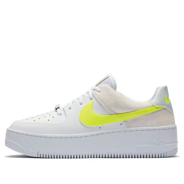 Nike Force 1 Sage Low Sneakers - White/yellow