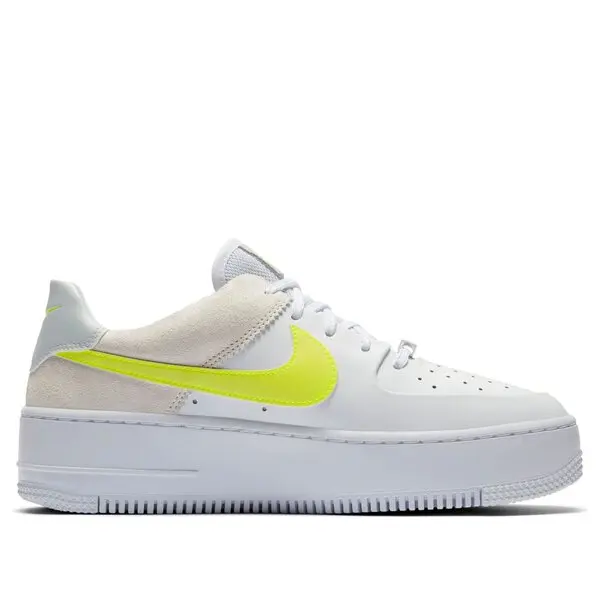 Nike Force 1 Sage Low Sneakers - White/yellow