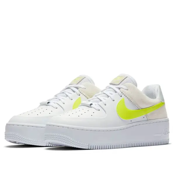 Nike Force 1 Sage Low Sneakers - White/yellow