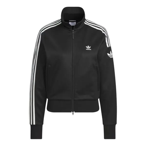 Adidas Retro Trefoil Track Jacket - Black