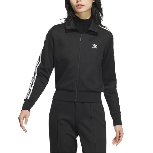 Adidas Retro Trefoil Track Jacket - Black