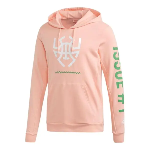 Adidas Donovan Mitchell Alphabet Pattern Printing Basketball Sports Hoodie - Multi-color