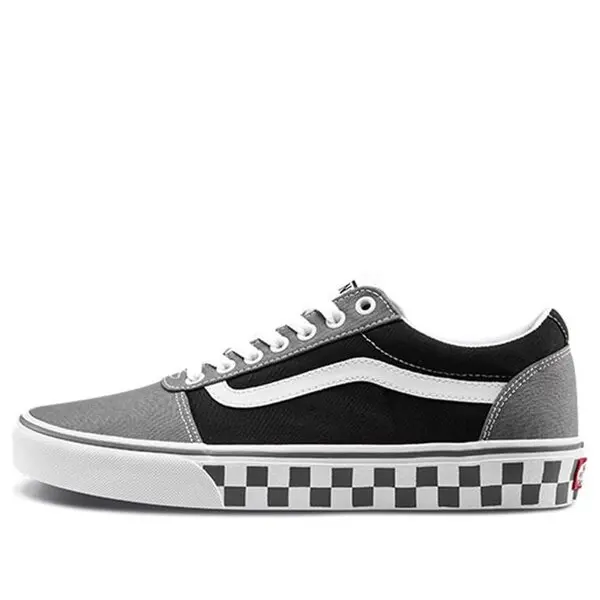 VANS Ward Checker Tape Sneakers - Black/grey