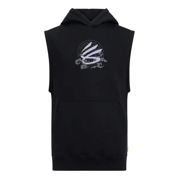 Under Armour Curry Tour Sleeveless Hoodie - Black