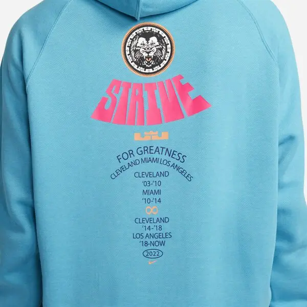 Nike Lebron Basketball Hoodie - Blue
