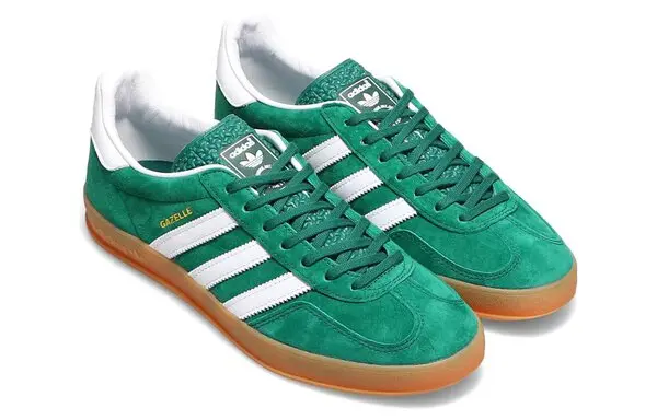Adidas Gazelle Indoor Sneakers - Collegiate Green/cloud White/gum