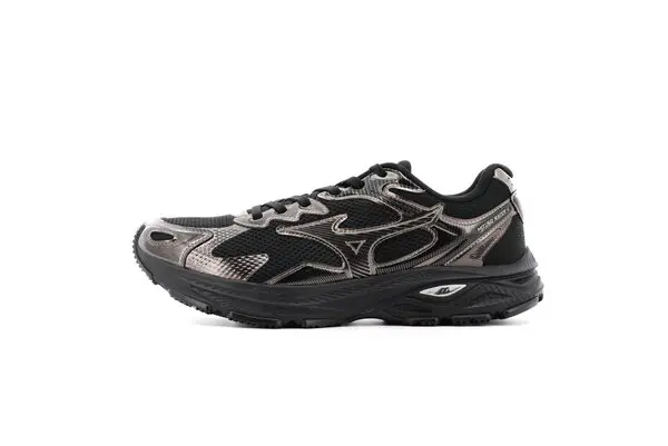 Mizuno Racer S Athletic Shoes - Black/silver