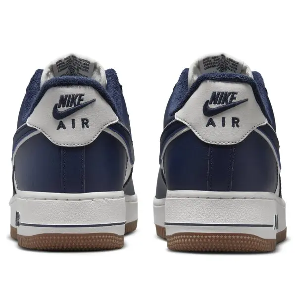 Nike Force 1 '07 Lv8 'college Pack Midnight Navy' Sneakers - White/blue