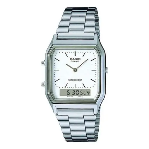 Casio Analog-digital Combination Watch - White