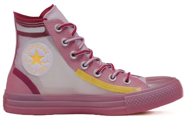 CONVERSE Chuck Taylor All Star Translucent Mesh High Top Sneakers - Pink