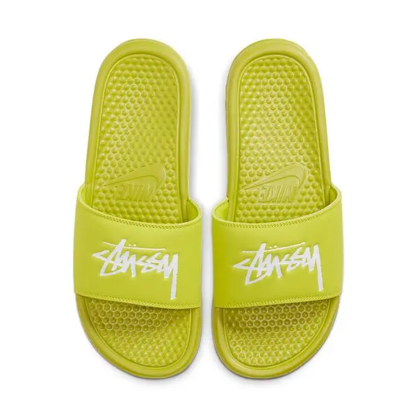 Nike X Stussy Benassi Slides - Yellow