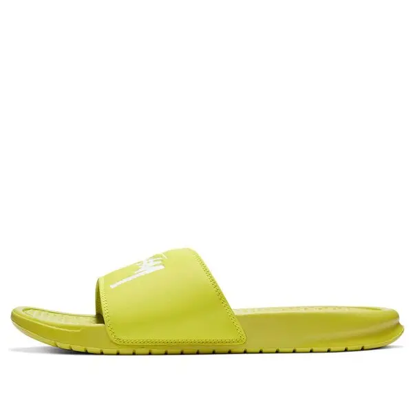 Nike X Stussy Benassi Slides - Yellow