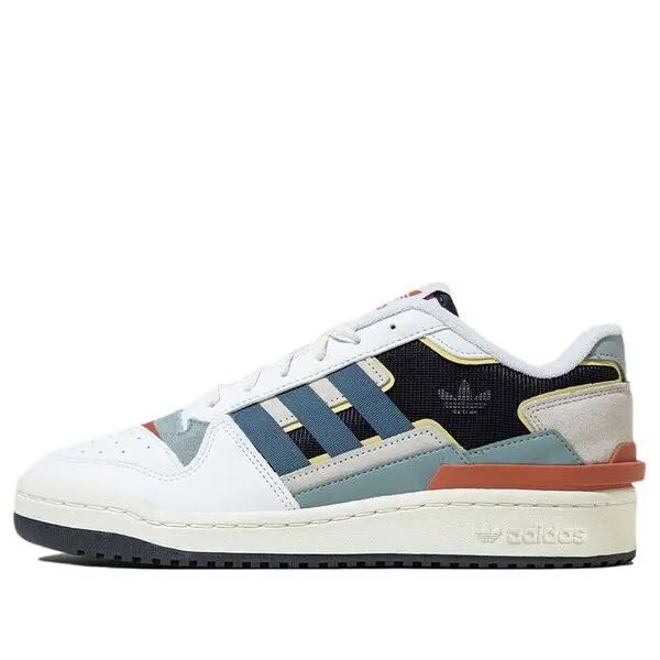 Adidas Originals Forum Exhibit Low 2 Sneakers - White/blue/red