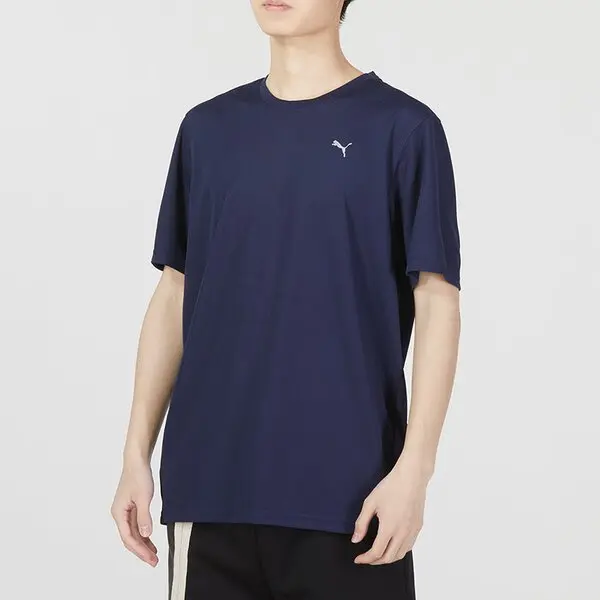 PUMA Training Logo T-shirt - Navy/white