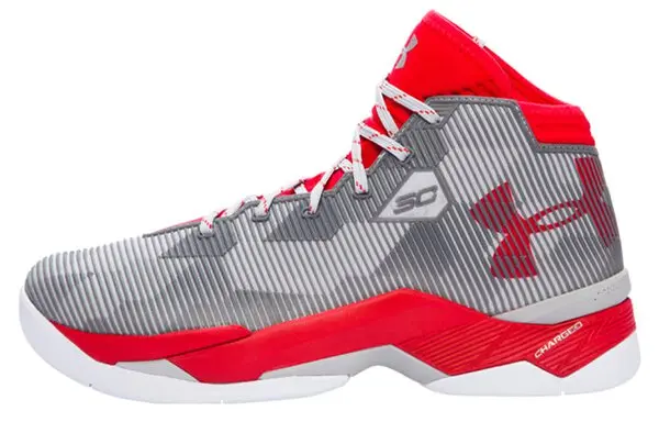 Under Armour Curry 2.5 'grey Red - Grey/red/white