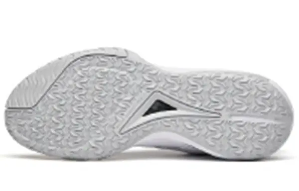 ANTA Quick Battle 5 Low Top Athletic Sneakers - White/silver/grey