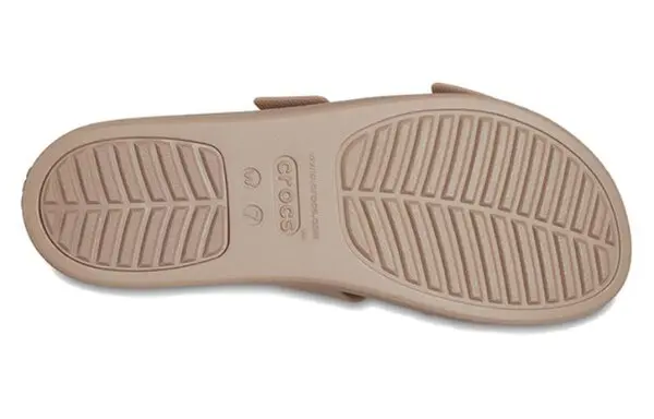 CROCS Brooklyn Sandal Low Wedge - Latte