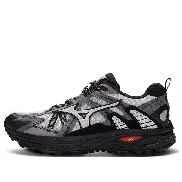 Mizuno Racer Trail Sneakers - Grey/red/black