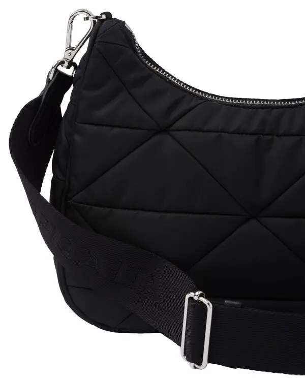 Prada Padded Re-nylon Shoulder Bag - Black