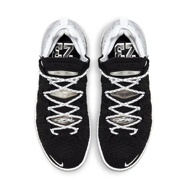 Nike Lebron 18 High-top Athletic Sneakers - Black/white