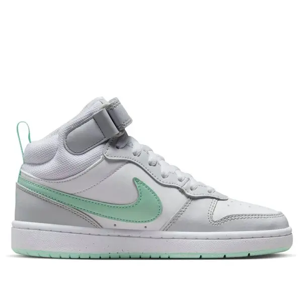 Nike Court Borough Mid 2 "pure Platinum Mint Foam" Sneakers - Gray/green