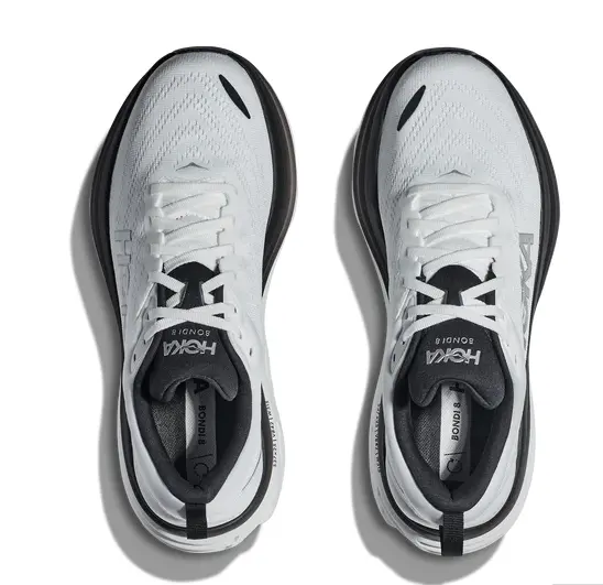 Hoka One One Bondi 8 Sneakers - White/black