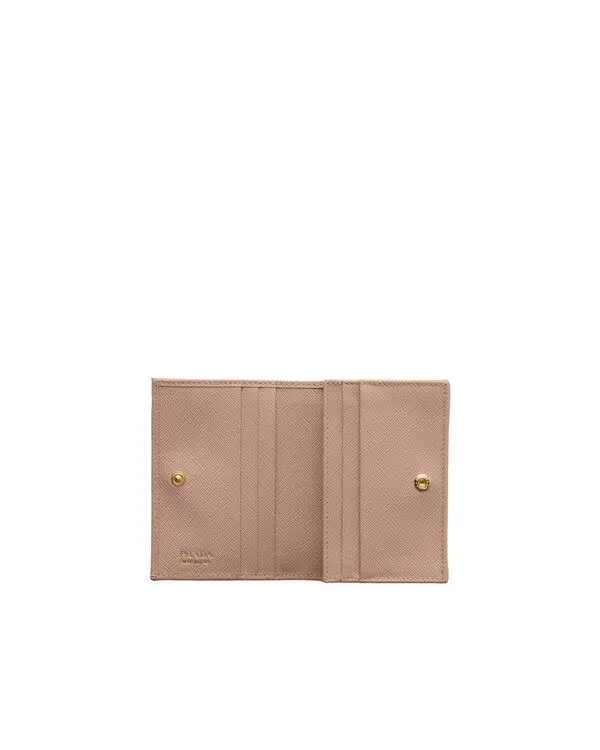 Prada Ss26 Small Saffiano Leather Wallet