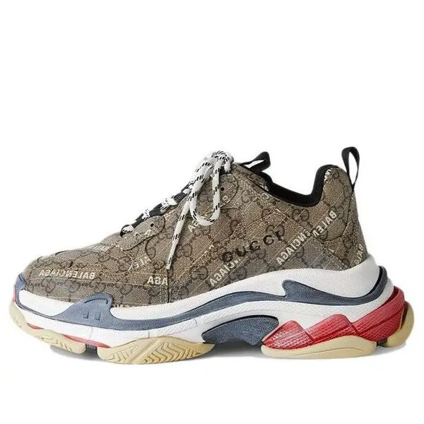 Balenciaga X Gucci Triple S Sneaker - Beige/ebony