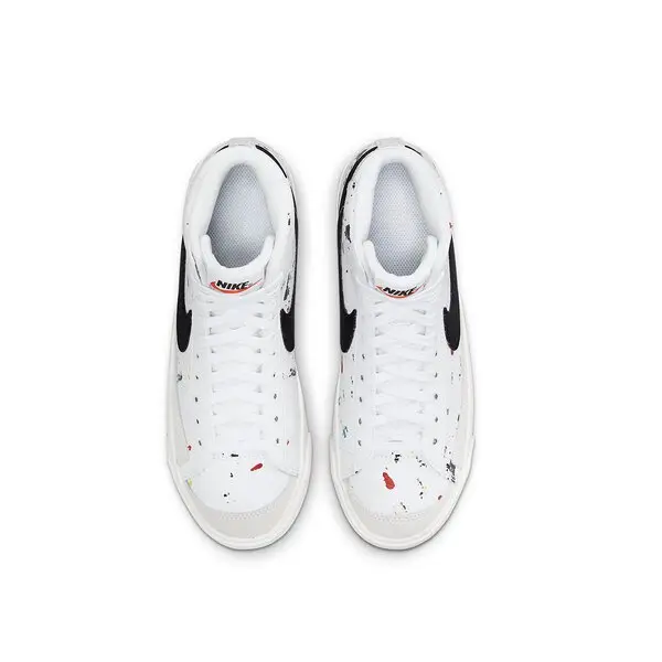 Nike Blazer Mid '77 "paint Splatter" High Top Sneakers - White/black