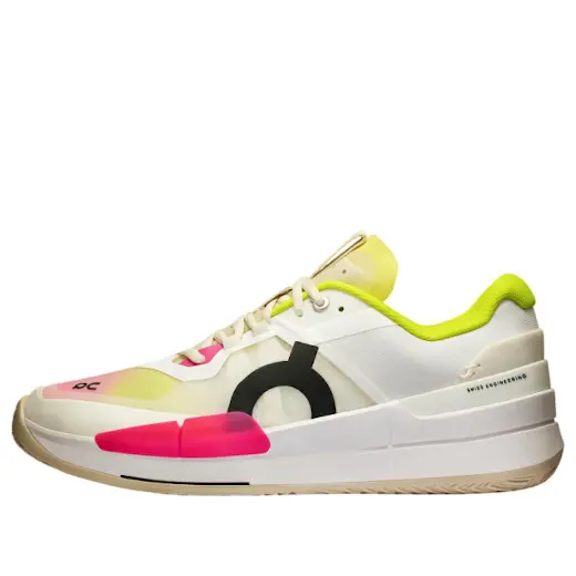 On The Roger Pro 2 Athletic Sneakers - White/lime
