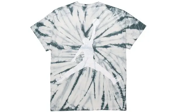JORDAN Tie & Dye Loose Knit Short Sleeve T-shirt