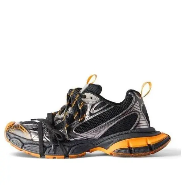 Balenciaga 3xl Sneakers - Black/orange/silver