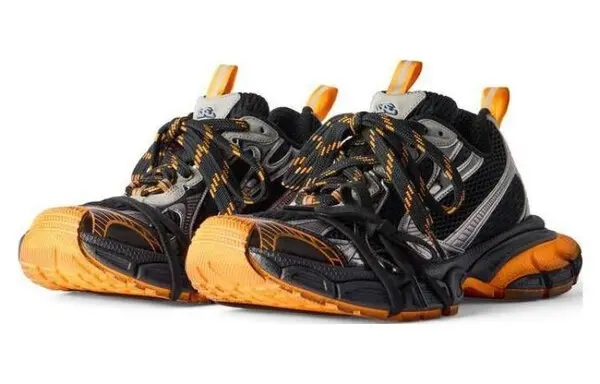Balenciaga 3xl Sneakers - Black/orange/silver